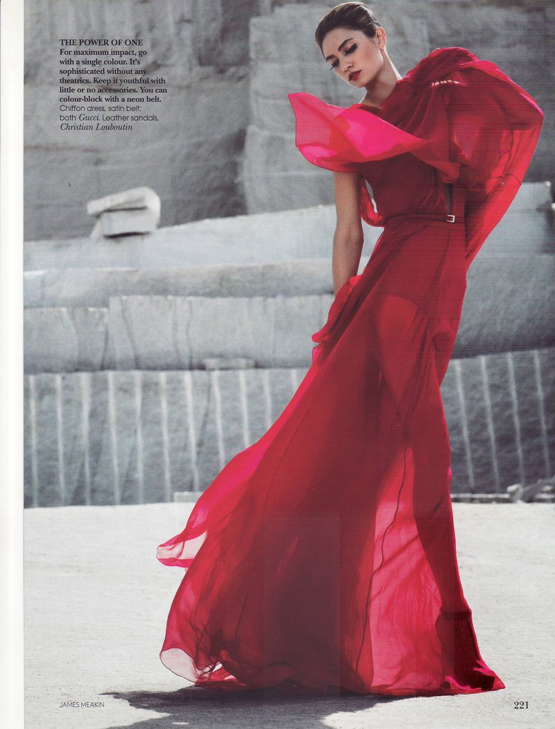 Anna Schilling by James Meakin (Vogue India)