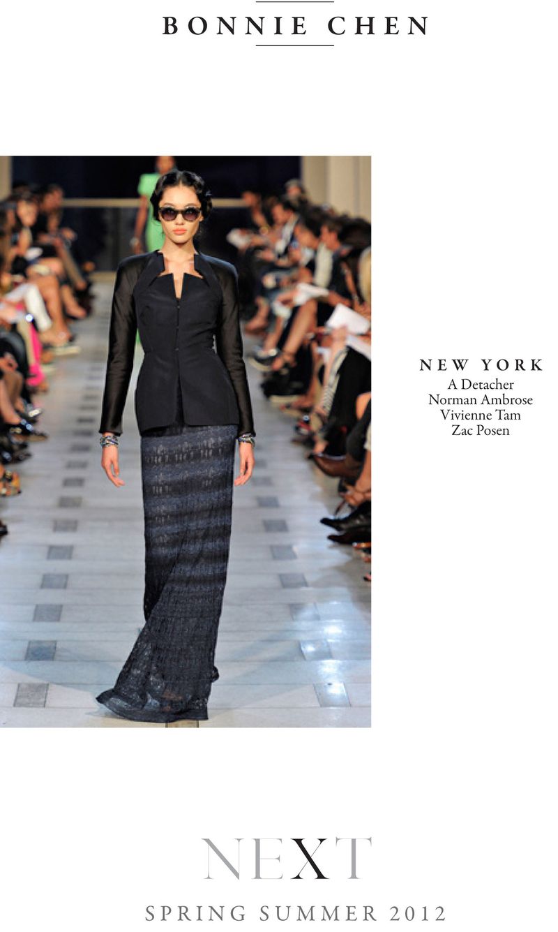 NEXT MODELS London: All SHOWS S/S 12 Main Board (Various Shows)