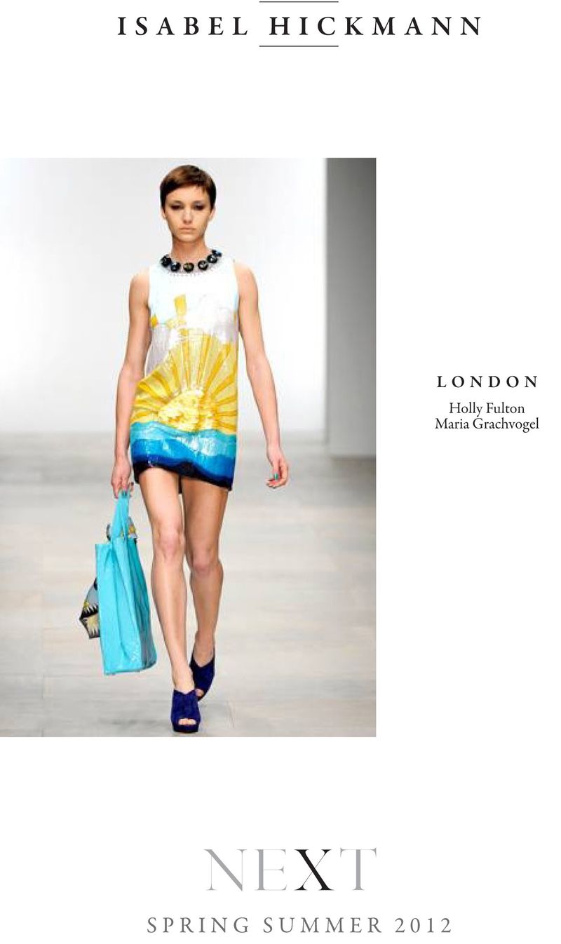 NEXT MODELS London: All SHOWS S/S 12 Main Board (Various Shows)