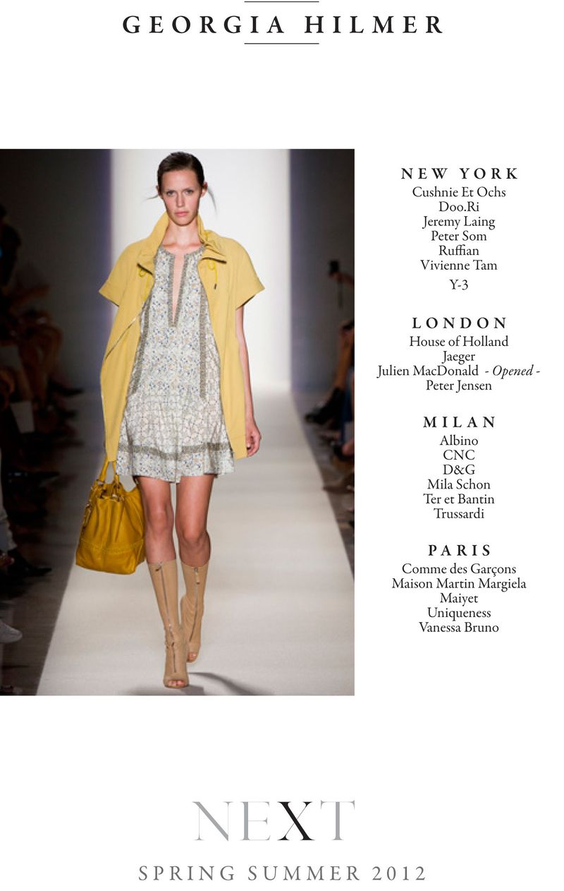 NEXT MODELS London: All Shows S/S 2012 New Faces (Various Shows)