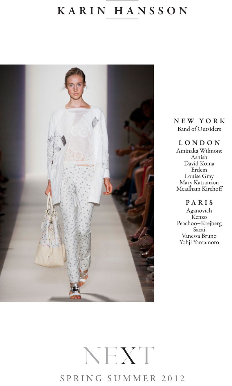 NEXT MODELS London: All Shows S/S 2012 New Faces (Various Shows)