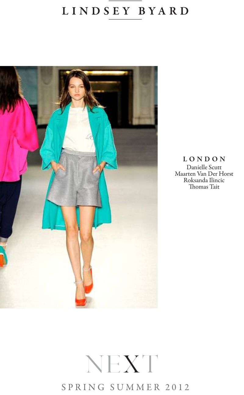 NEXT MODELS London: All Shows S/S 2012 New Faces (Various Shows)