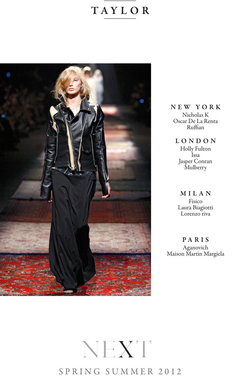 NEXT MODELS London: All Shows S/S 2012 New Faces (Various Shows)