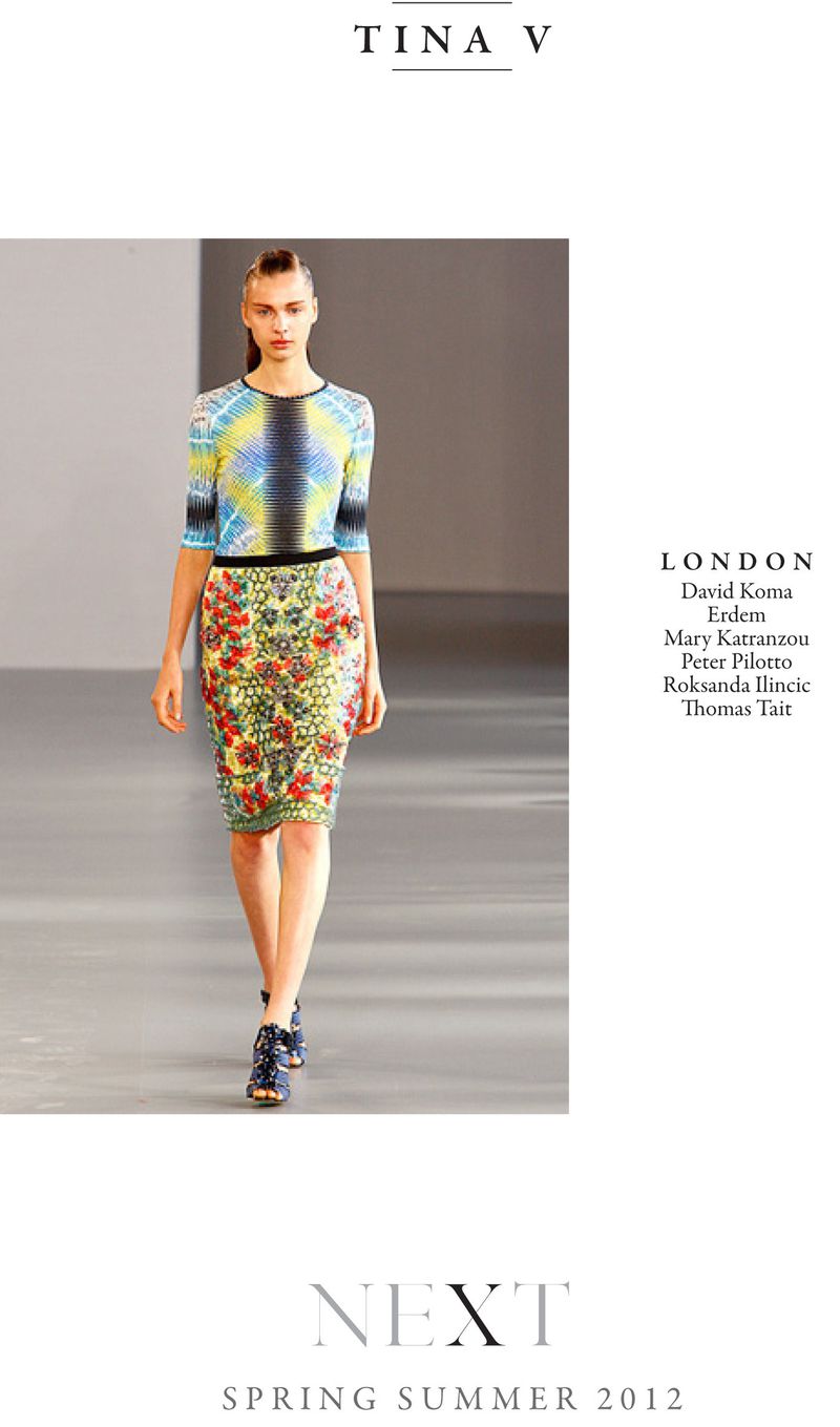 NEXT MODELS London: All Shows S/S 2012 New Faces (Various Shows)
