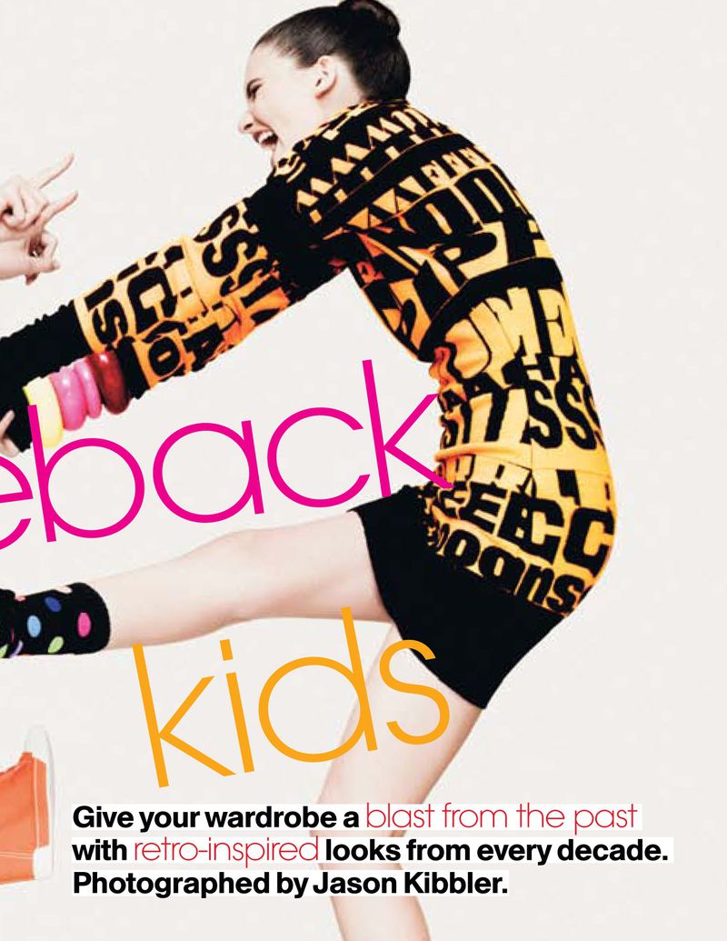 Comeback Kids with models Ada Roberts and Milica (Teen Vogue)
