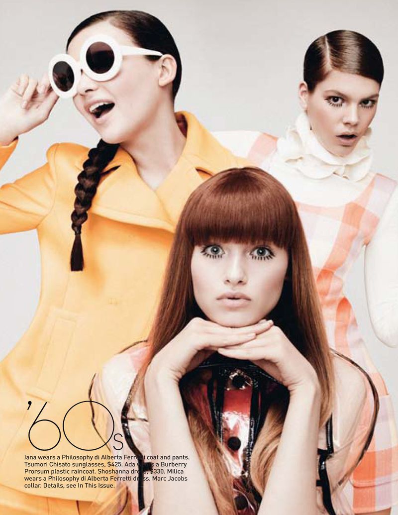 Comeback Kids with models Ada Roberts and Milica (Teen Vogue)