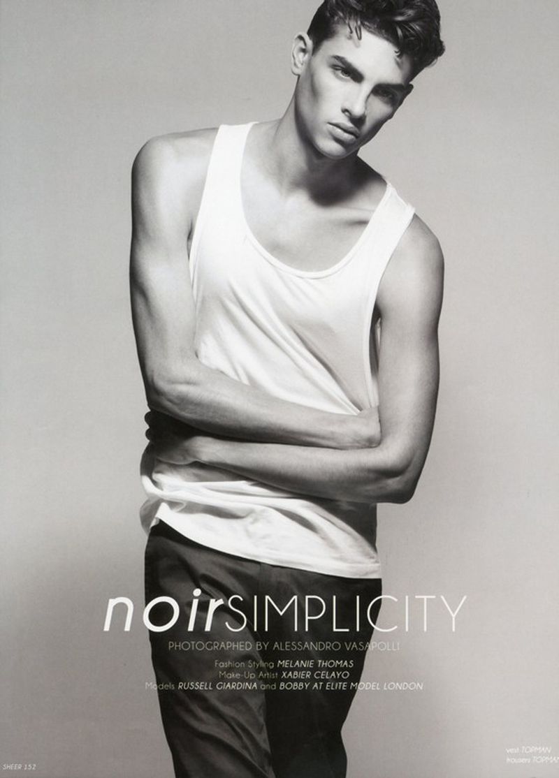 Noir Simplicity by Alessandro Vasapolli (Sheer Magazine)