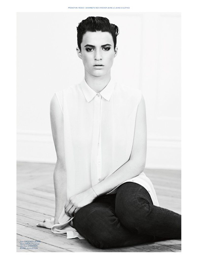 Det Nya Blå (also with model Agathe Mougin) (Rodeo Magazine)