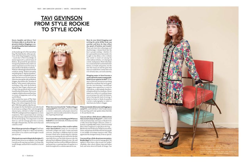 Tavi Gavinson (METAL Magazine)