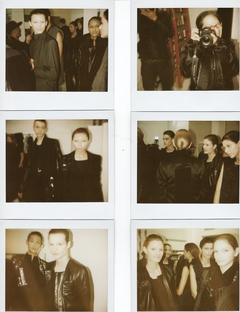 Backstage at Rad Hourani F/W 09 Show, images by Rad (Rad Hourani)