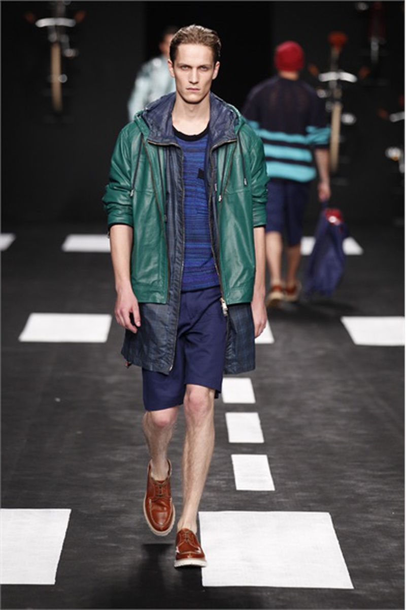 Frankie Morello Men S/S 12 Show (Leebo opened) (Frankie Morello)