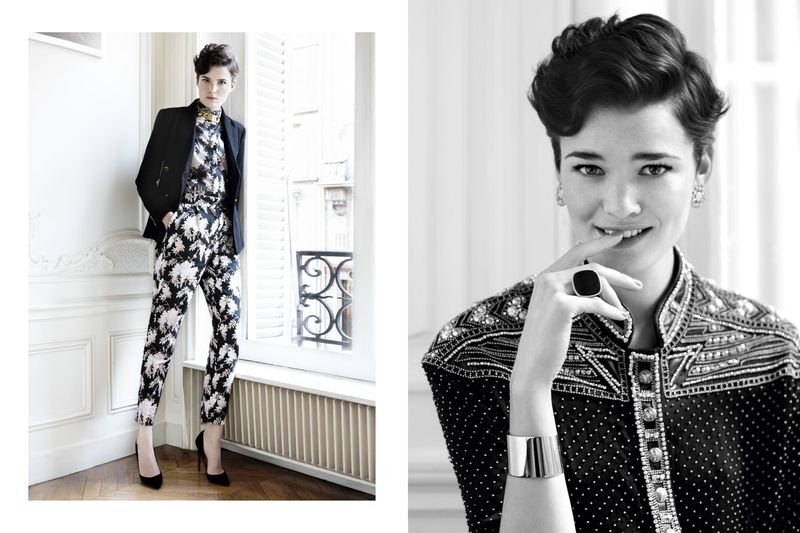 Elégance Capitale with model Anne Verhallen (L'Express Styles)