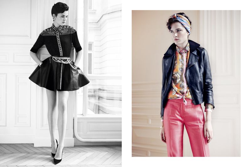 Elégance Capitale with model Anne Verhallen (L'Express Styles)