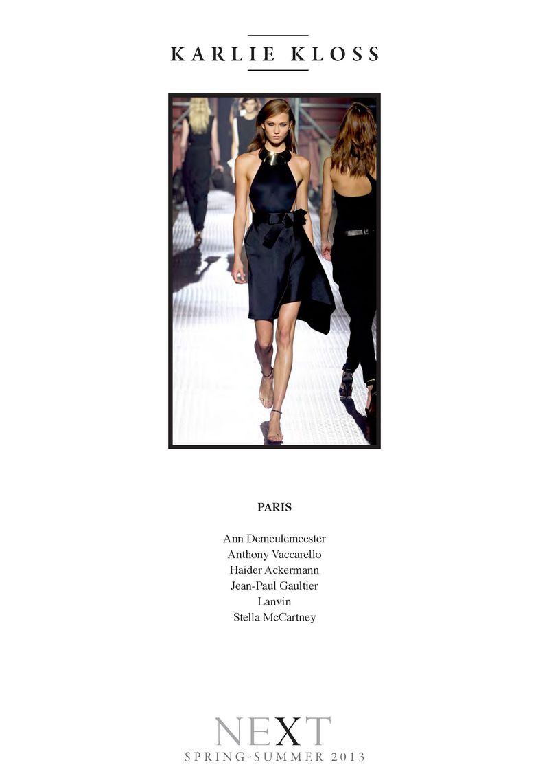 Next Models Paris S/S 13 Show report (Various Shows)