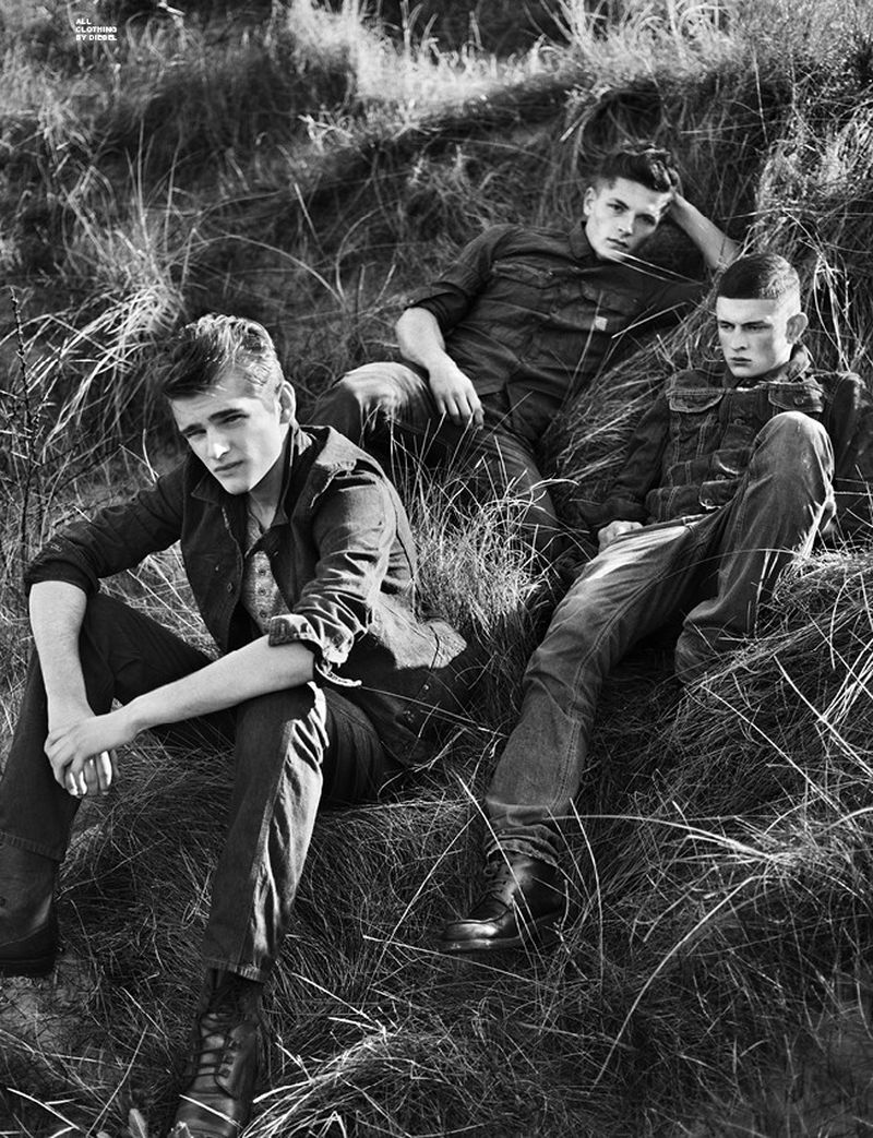 Diesel by Mark Kean (also w/ model Michael Morgan) (HERO Magazine)