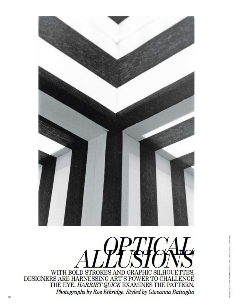 Optical Allusions (W Magazine)