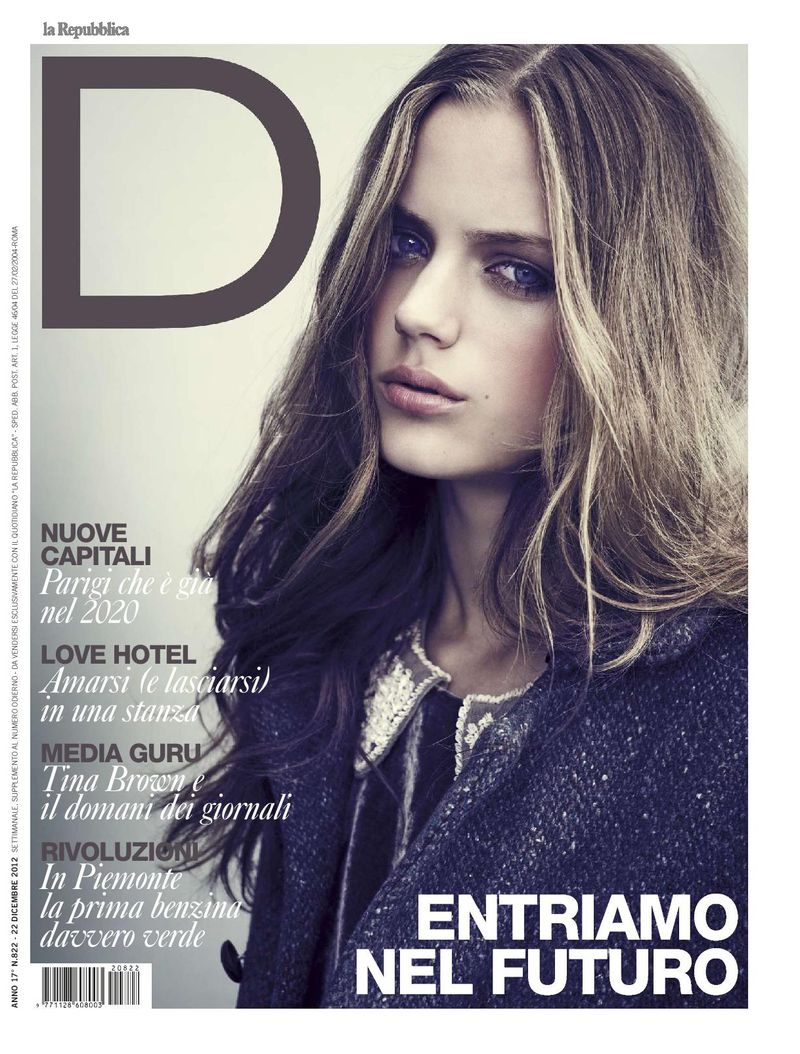 D Magazine December 2012 #822 cover (D Repubblica)