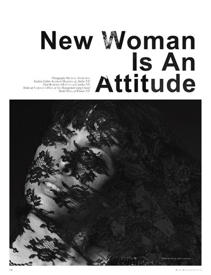 New Woman Is An Attitude (Black Magazine)