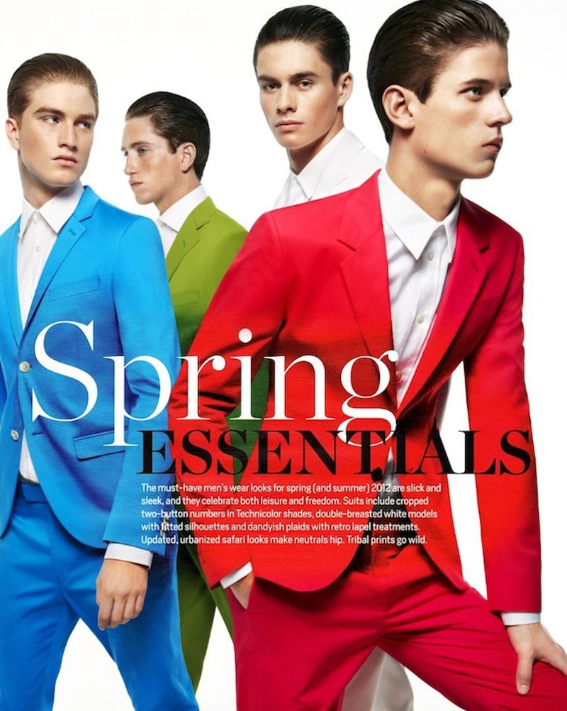 Spring Essentials (with models Nate Hill, Cody Goebl, Charlie Alexander ...