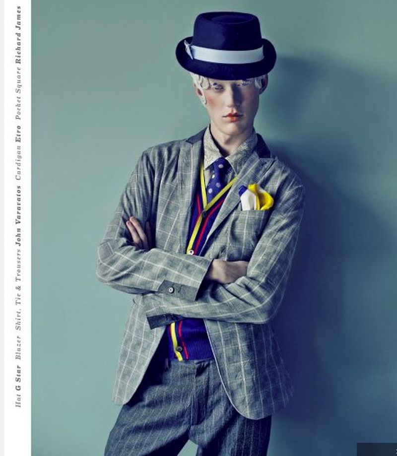 Mr Eccentric by Charl Marais with model Alex Poots (Various Editorials)