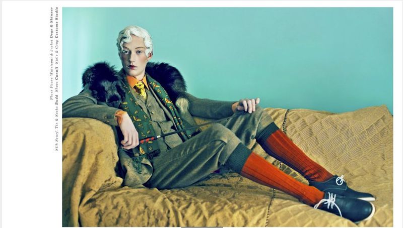 Mr Eccentric by Charl Marais with model Alex Poots (Various Editorials)