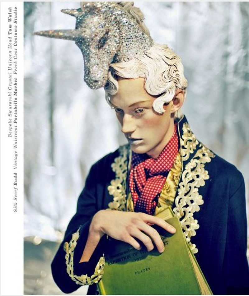 Mr Eccentric by Charl Marais with model Alex Poots (Various Editorials)
