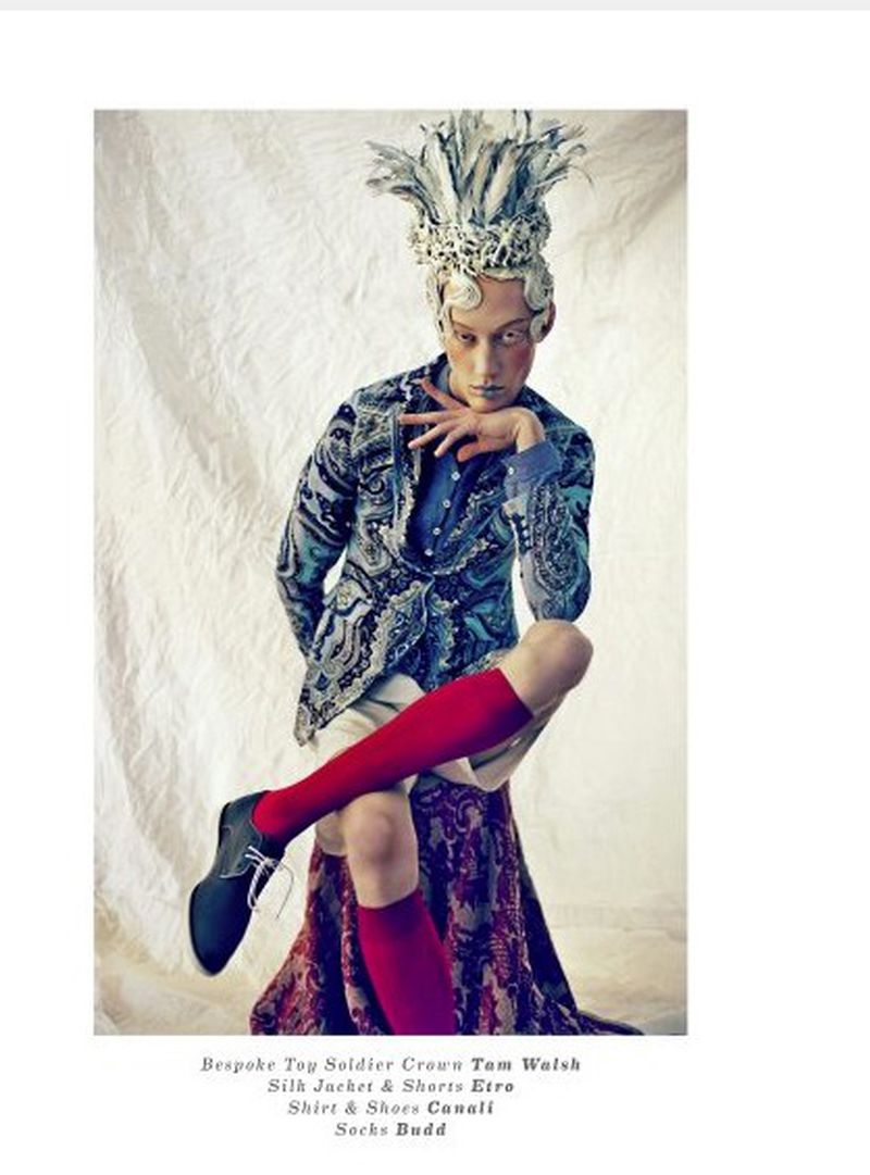 Mr Eccentric by Charl Marais with model Alex Poots (Various Editorials)