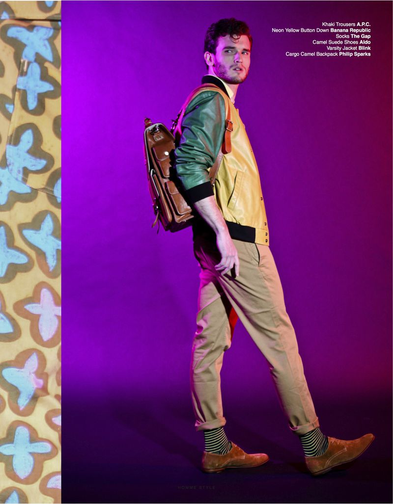 Spring Blossom with models Richard Bell and Cameron Rowley (Homme Style)