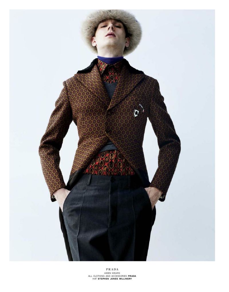 Menswear's Daredevils (also w/ model Garrett Magee) (V Man)