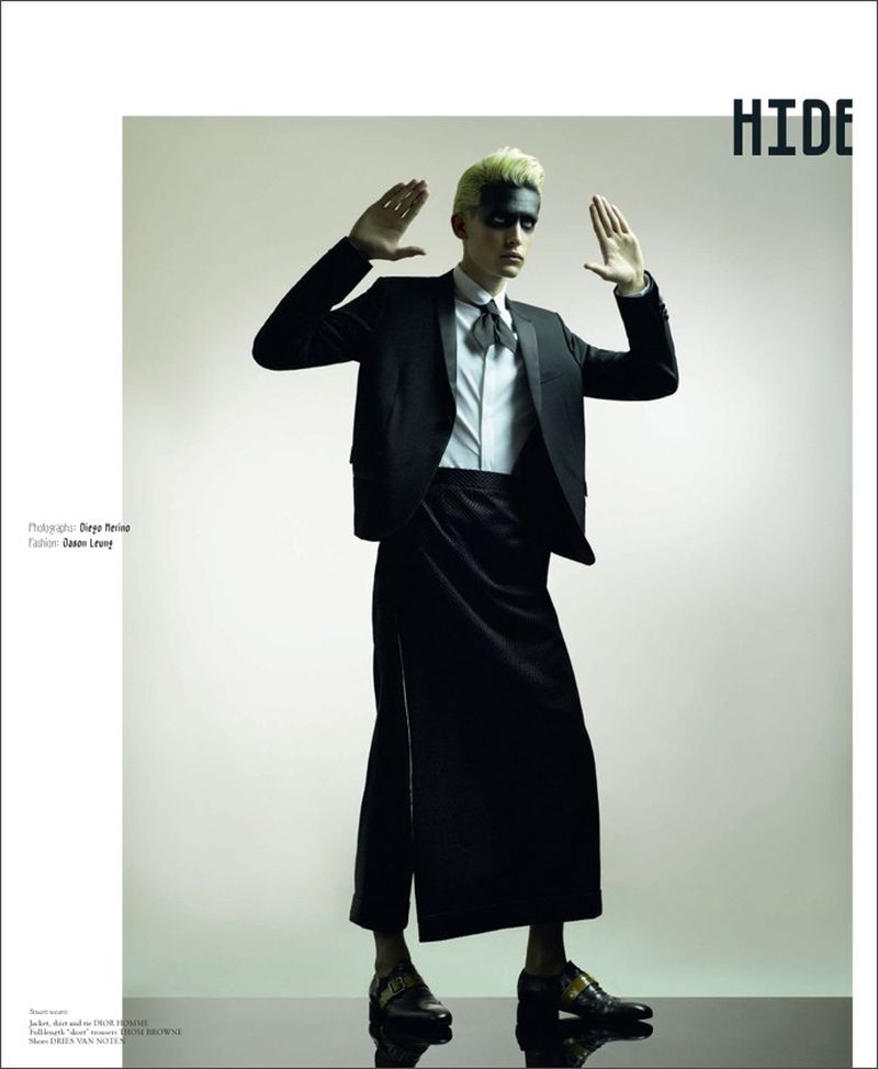 Volt Man with models Jack Friestman and Stuart James shot by Diego ...