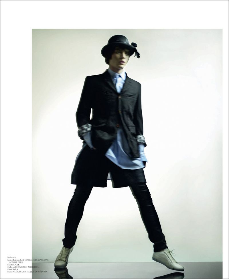 Volt Man with models Jack Friestman and Stuart James shot by Diego ...