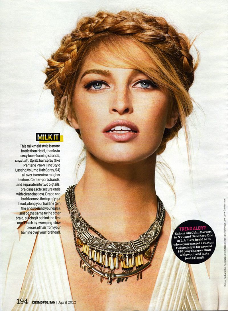 Braids are for bombshells by Marc Baptiste (Cosmopolitan U.S.)
