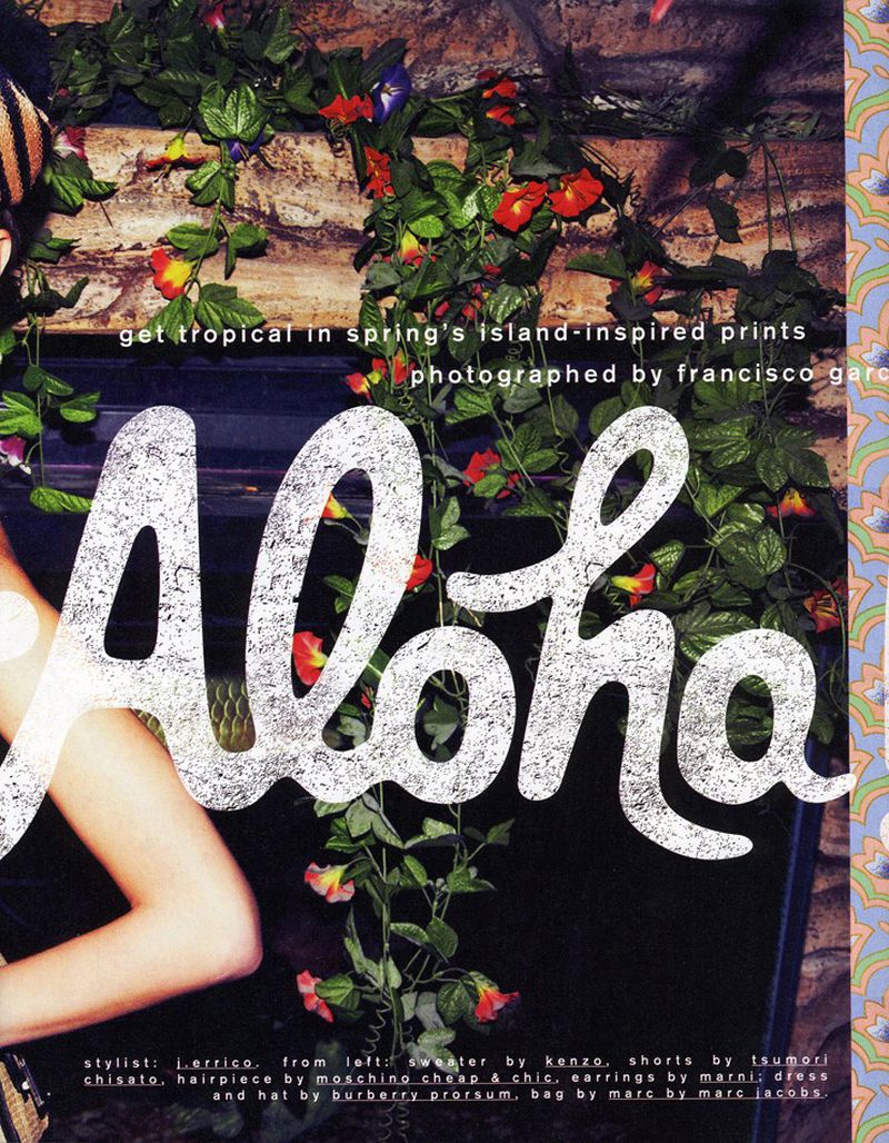 Aloha by Francisco Garcia (Nylon Magazine)