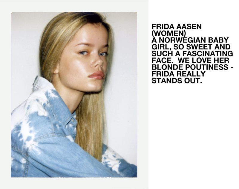 Self Service's Faces of the Season (for models.com) (Models.com)