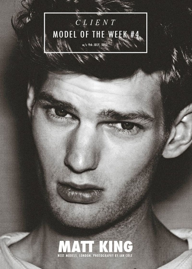 Model of the week: Matt King (CLIENT Magazine)