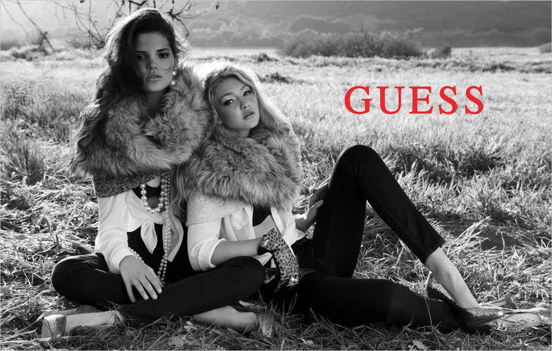 Guess FW12 (with models Meghan Wiggins and Gigi Hadad) (Guess)