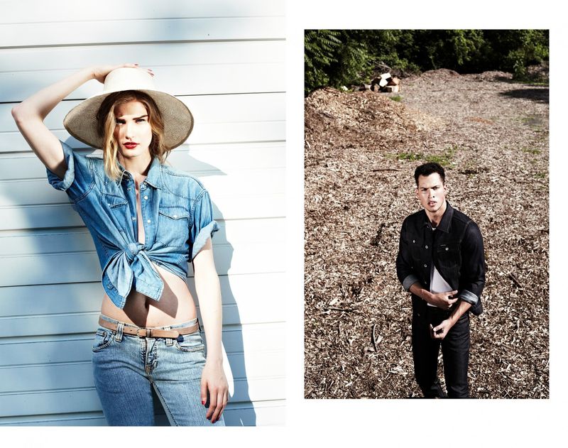 Let's get lost (A denim story) (also w/ model Amanda Schmidt) (Bullett ...