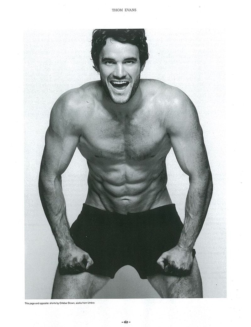 Attitude August 2012 Cover with rugby player Thom Evans (Attitude Magazine)