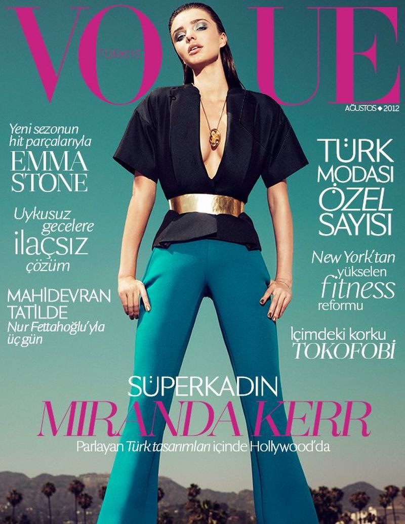 Vogue Turkey August 2012 Cover (Vogue Turkey)