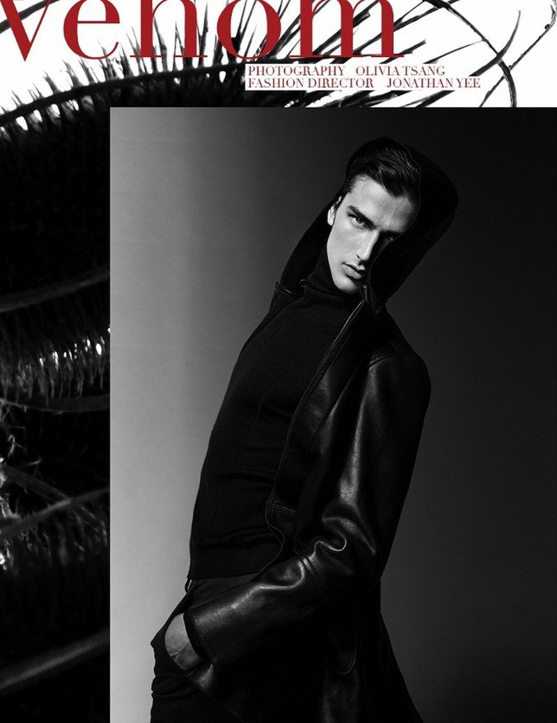 VENOM with model Brent Clancy (Manifesto Magazine)