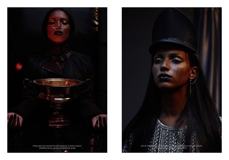 The Machine-Gunneress in a state of grace (Lurve Magazine)