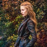 Prerafaelitisk romans (with model Elsa Brisinger) (Elle Sweden)