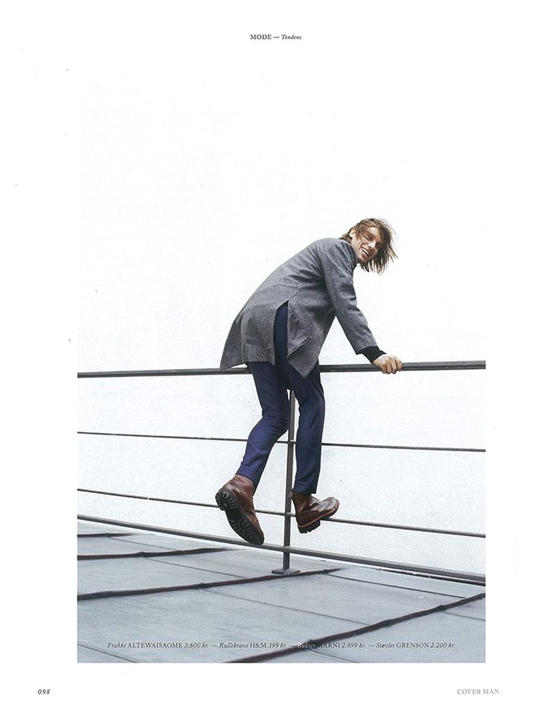 James on the Roof (Cover Magazine Denmark)
