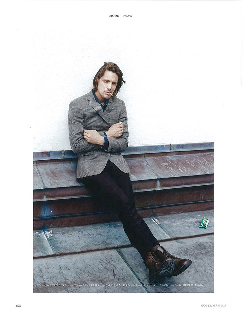 James on the Roof (Cover Magazine (Denmark))