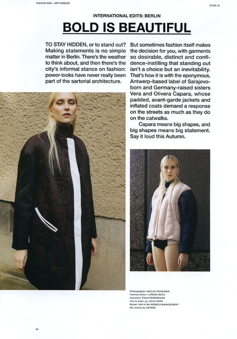Bold is beautiful (Sleek Magazine)