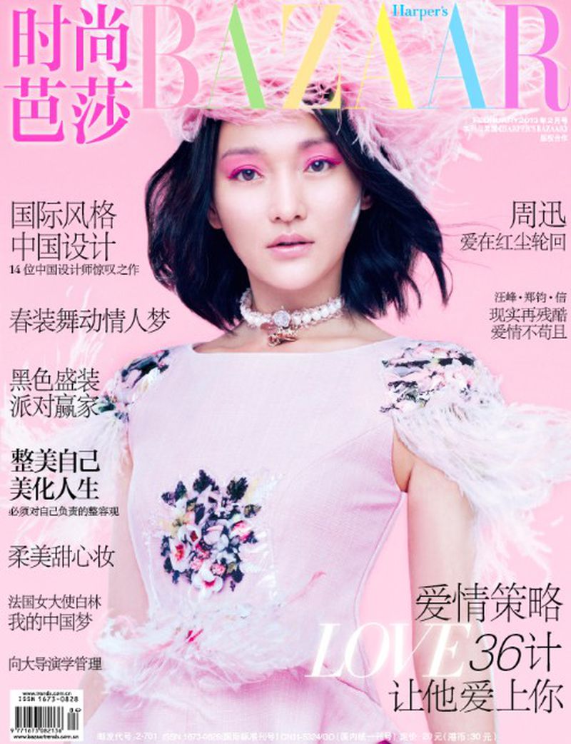Harper's Bazaar China February 2013 Cover (Harper's Bazaar China)