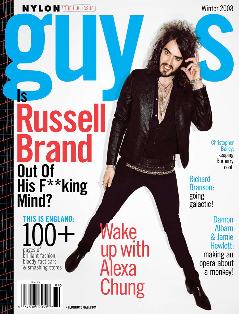 Nylong Guys Winter 2008 Cover with Russell Brand (Nylon Guys)