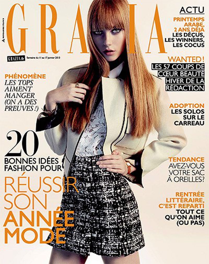 Grazia #173 January 11th, 2013 Cover (Grazia France)