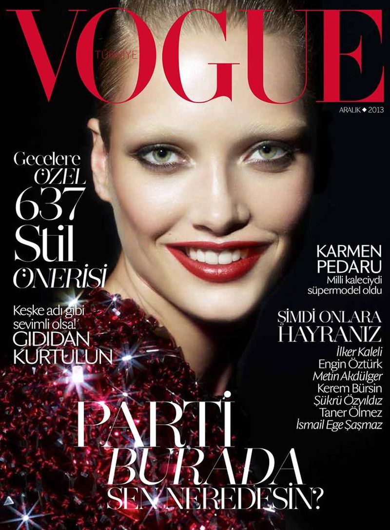 Vogue Turkey December 2013 Cover (Vogue Turkey)