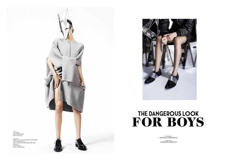 the dangerous look for boys (Sleek Magazine)